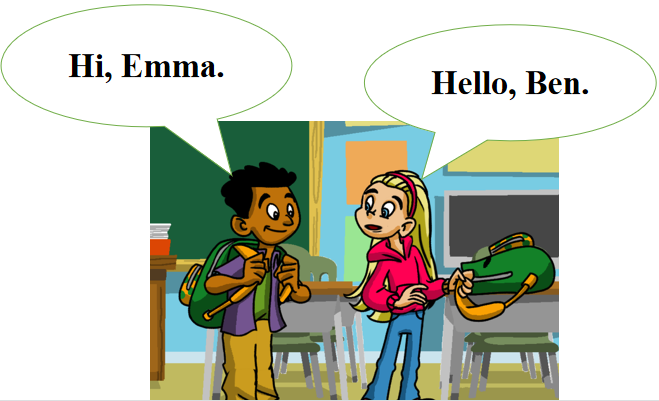 New World English Center | HANGOUT STARTER-UNIT 1: SCHOOL